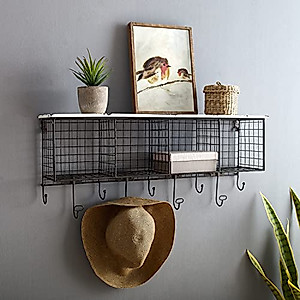 Linon 4-Cubby Wall Shelf, White - AHWE1238W1