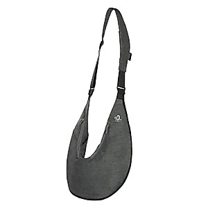 WATERFLY Packable Sling Bag for Women Travel Crossbody Bag Shoulder Purse Anti-Theft Zipper