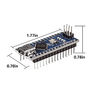 DORHEA for Nano V3.0 ATmega328P Nano Board CH340 5V 16M Microcontroller Board, Compatible with Arduino Electronics Development Board Nano 328P Nano 3.0