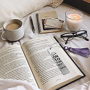 DYJYBMY On to The Next Chapter, Metal Bookmark, Engraved Bookmark, Teacher Gift, Book Club Gifts, Wedding Party Gift, Gift for Women Men Book Lover Friends Librarian