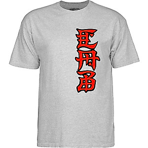 Powell Peralta Steve Caballero Ban This Dragon T-Shirt, Sport Gray, Extra Large