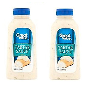 Great Value Tartar Sauce, 12 fl oz (Pack of 2)