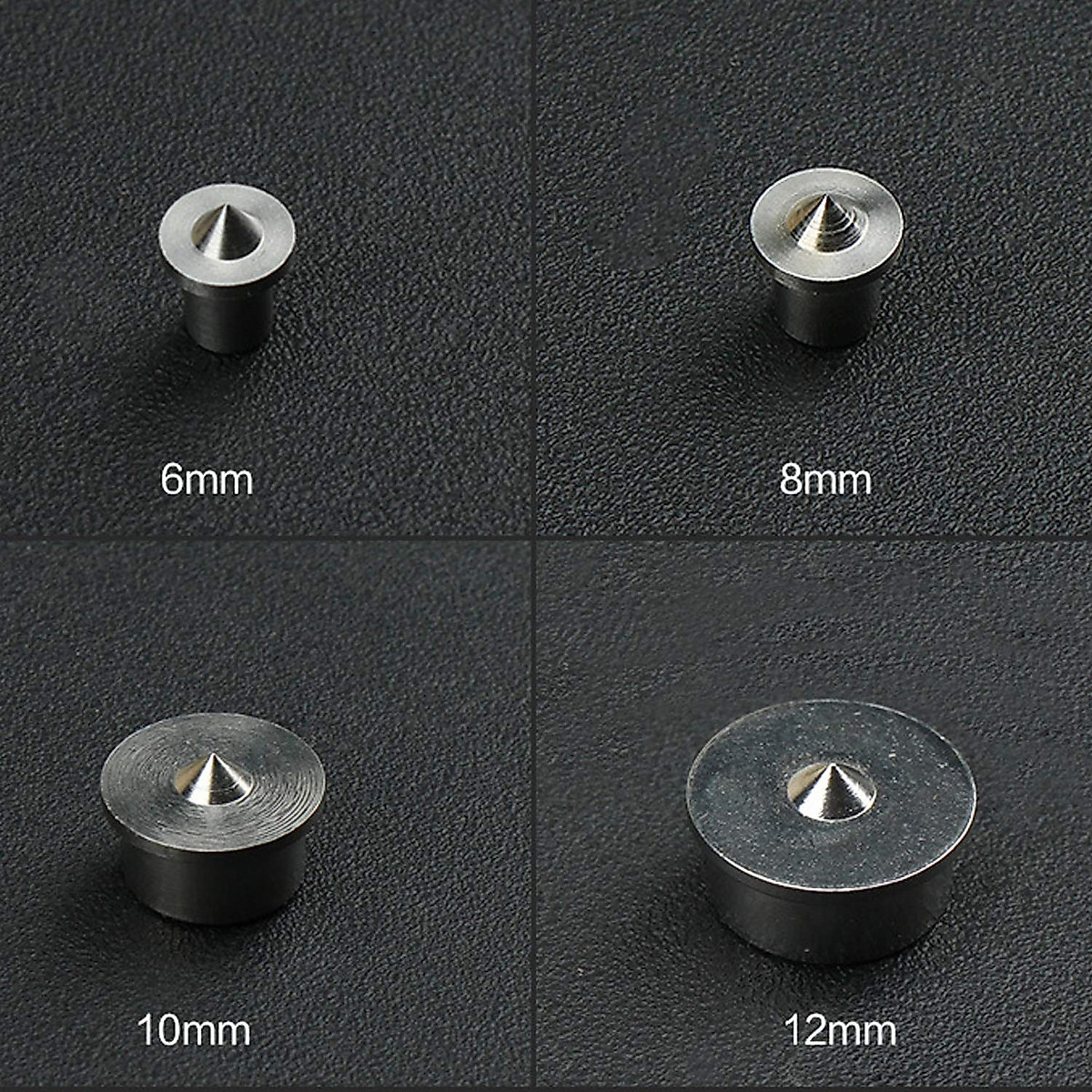 Yitaocity 16Pcs 6/8/10/12mm Center Points Pin Set Drill Dowel Pin Centre Dowel Centre Point for Woodwork Drill Tools Accurate Drilling Proper Dowel or Tenon Placement