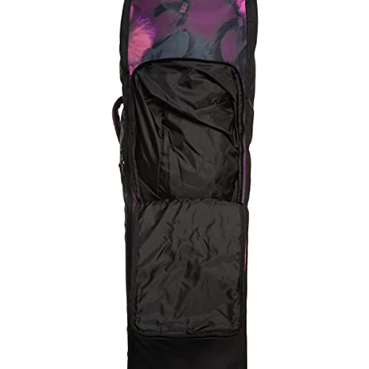 Roxy Vermont Wheelie 127L Snowboard Bag, True Black Pansy Pansy