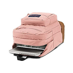 JanSport Cool Backpack, with 15-inch Laptop Sleeve, Misty Rose - Large Computer Bag Rucksack with 2 Compartments, Ergonomic Straps - Bag for Men, Women