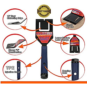 CUTTEREX Floor Lifter, Tile Removal Tool, Removal Multi-Tool for Commercial Work, Molding, Baseboard, Skirting Board, Siding and Flooring Removal, Remodeling