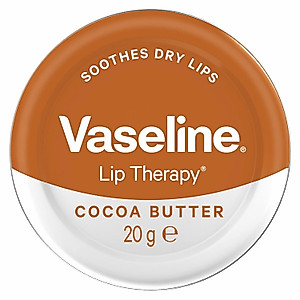 Vaseline Lip Therapy | Vaseline Lip Balm | Lip Moisturizer for Very Dry Lips | Cocoa Butter | 20g