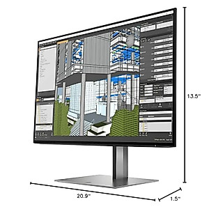 HP Z24n G3 24" WUXGA LED LCD Monitor - 16:9 - Silver