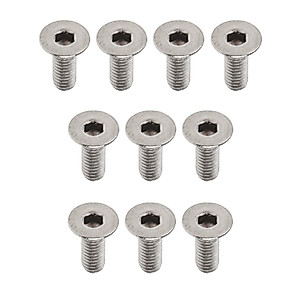 103 Titanium Alloy Screw Hex Cap Head Socket Key Bolts 6/8/10/12/15mm, M3 x 10mm
