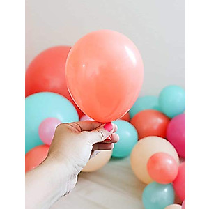 Balloon Garland kit Pink Blue Peach Balloon Arch Tropical Flamingo Party Unicorn Party Wedding Bridal Shower Birthday Party Decoration