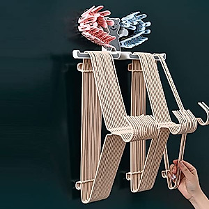 Bathroom Towel Rack, Hand Towel Bar Self Adhesive Wall Mounted Bathroom Towel Holder Kitchen Dishcloth Storage Rod, Towel Racks for Bathroom and Kitchen(Grey)