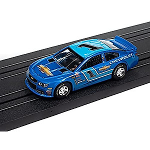 Auto World Super III 2015 Chevy SS Stock Car (Blue) HO Scale Slot Car