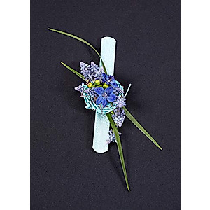 Floral Supply Online - Slaplet Sparkle Wristlet. Corsage Snap/Shimmer Wrap Floral Bracelets for Wedding, Prom, Dance or Events. (Pack of 3 Silver)