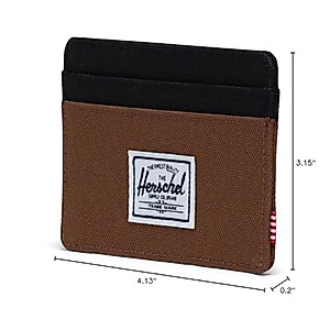 Herschel Charlie RFID, Saddle/Black, One Size