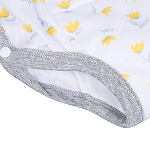 BIG ELEPHANT Toddler Side Button Training Underpants - Snaps on Potty Trained Pants for Boys and Girls 6 Pack, 2T