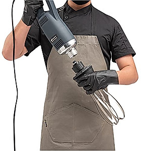 Restaurantware Hi Tek Stainless Steel Whisk - Fits Variable Speed Immersion Blender - 10" - 1 count box,Silver