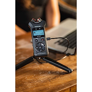 Tascam DR-05X 2-Input / 2-Track Portable Audio Recorder with Onboard Stereo Microphone & 16GB microSDHC Memory Card w/SD Adapter Bundle