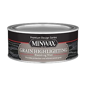 Minwax 401140000 Finishing Wax, Grain Highlighting