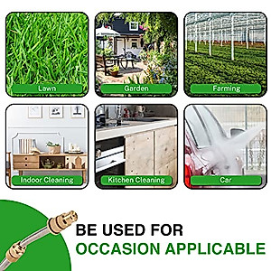 CENCANON 4 Gallon Battery Powered Backpack Sprayer Electric Garden Pump Sprayer W/Time Long-Life Battery and Spray Telescope Wand and Multiple Nozzles for Spraying Cleaning