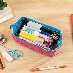 ZIPIT Lenny Pencil Case, Pink