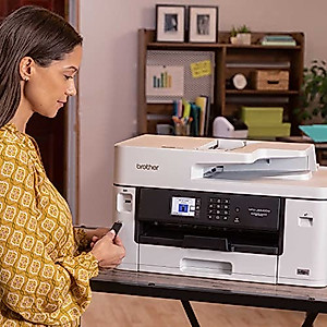 Brother MFC-J5340DW Business Color Inkjet All-in-One Printer with Printing up to 11”x17 (Ledger) Size Capabilities