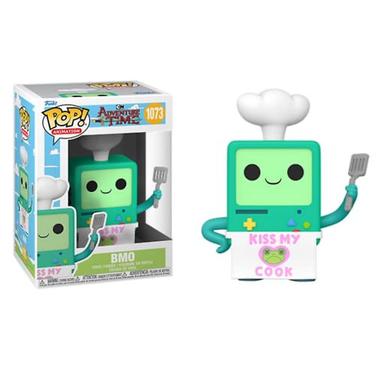 Funko Adventure Time - BMO Cook Pop! Vinyl Figure (Bundled with Compatible Pop Box Protector Case)