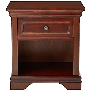 Homestyles Lafayette Nightstand, FURNITURE, Brown