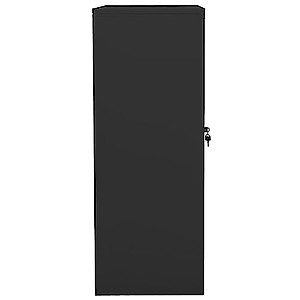 HOMIUSE 41" Office Cabinet Closet Storage Shelves Storage Cabinet Locker Shelf Pantry Shelves Kitchen Storage Metal File Cabinets Locking Cabinet Anthracite Steel Adjustable Shelves with Doors