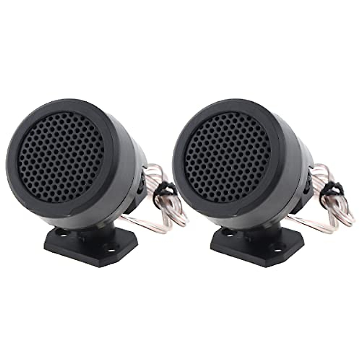 DriSentri 2pcs Dome Tweeters, 12V 500W High Efficiency Car Stereo Speakers, TP-006A Mini Dome Tweeter Speakers for Car Audio System Accessories