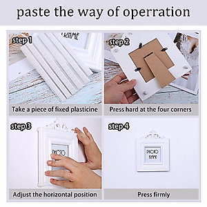 Aneco 96 Pieces Reusable Mounting Putty Adhesive Poster Tacky Putty Removable Non-Toxic Mounting Tacky Putty for Home and Office (White)