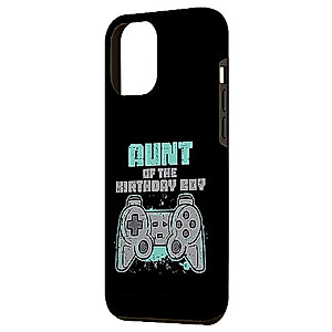iPhone 14 Pro Max Aunt Birthday Boy Gamer Party Family Matching Gift Women Case