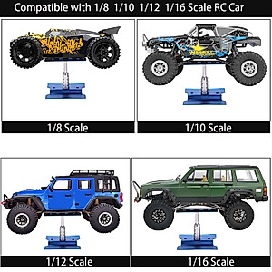 RC Car Repair Work Stand 532 PCS RC Repair Tool Screws Set Kit 360 Degree Rotation RC Repair Station Screwdrivers Screws Pallet Kit for 1/8 1/10 1/12 1/16 1/18 RC Crawler Truck Buggy Tool Set