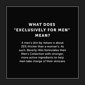 Beverly Hills Mens Instant Facelift and Eye Serum Treatment for Dark Circles, Puffy Eyes, and Wrinkles