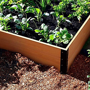 Amgate Set of 4 Raised Garden Bed Corner Brackets for 10"-12" Bed