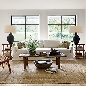 Rugs USA x Lauren Liess Alder Jute Area Rug, 4x6, Natural