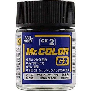 GX2 GX Black 18ml Bottle GSI Mr. Color