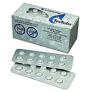 LaMotte 6915A Visual Grade Phenol Red pH Test Tabs, 1000 ct.