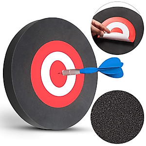 Sumind Round EVA Foam Arrow Target Portable Archery Arrow Target Moving Hunting Practice Target Lightweight Crossbow Target Shooting Practice Accessories for Backyard Indoor Outdoor