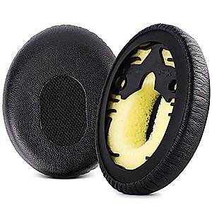 Cuziss QuickFit Replacement Ear Pads Cushions with Memory Foam for Bose On-Ear OE, OE1, QuietComfort QC3 Headphones Earpads, Headset Ear Cushion Repair Parts