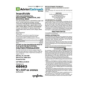 (Case of 10) Syngenta Advion - Advion Cockroach Bait Station, 12 count