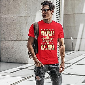 Gift for Fear God and Wife Lovers Perfect for Non Veterans Men Women Black Multicolor T shirt