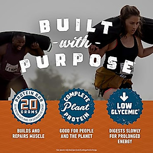 CLIF Builders - Chocolate Peanut Butter Flavor - Protein Bars - Gluten-Free - Non-GMO - Low Glycemic - 20g Protein - 2.4 oz. (12 Pack)