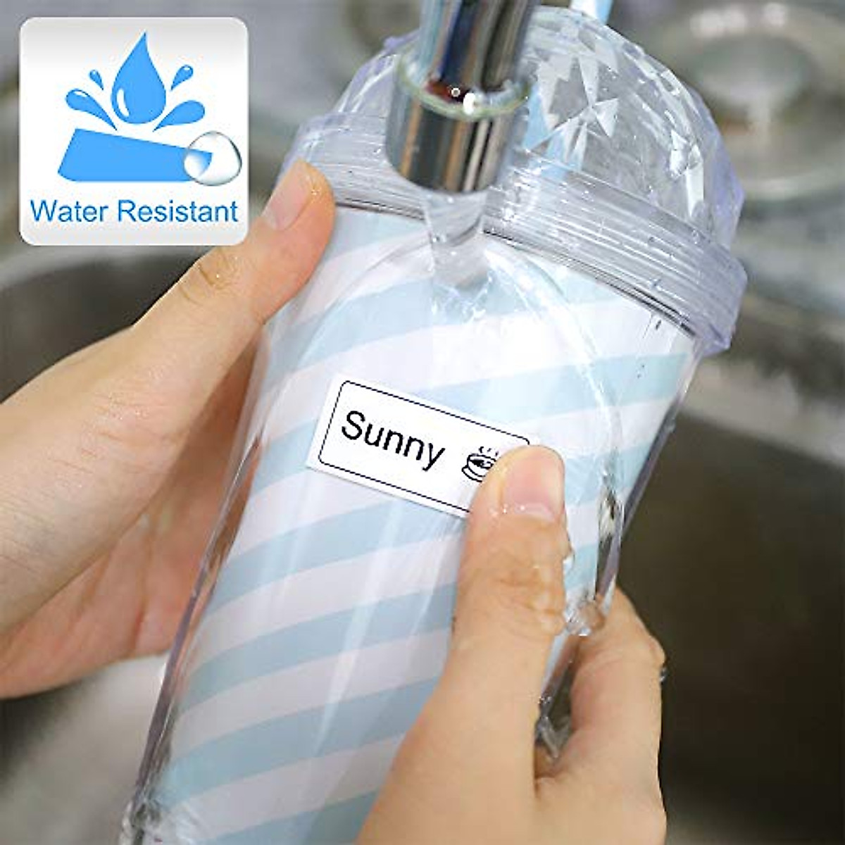 Unistar TZ Tape 12mm 0.47 Laminated White Replacement for Brother Label Maker Tape TZe-231 TZe231, Compatible for Brother Ptouch PT-D210 PT-D400 PT-D600 PT-1280, 26.2 Feet, 5 Pack