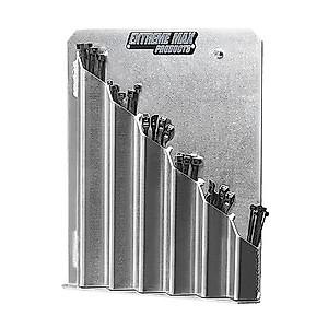 Extreme Max 5001.6211 Wall-Mount Aluminum Zip Tie Storage Dispenser for Race Trailer, Garage, Shop, Enclosed Trailer, Toy Hauler
