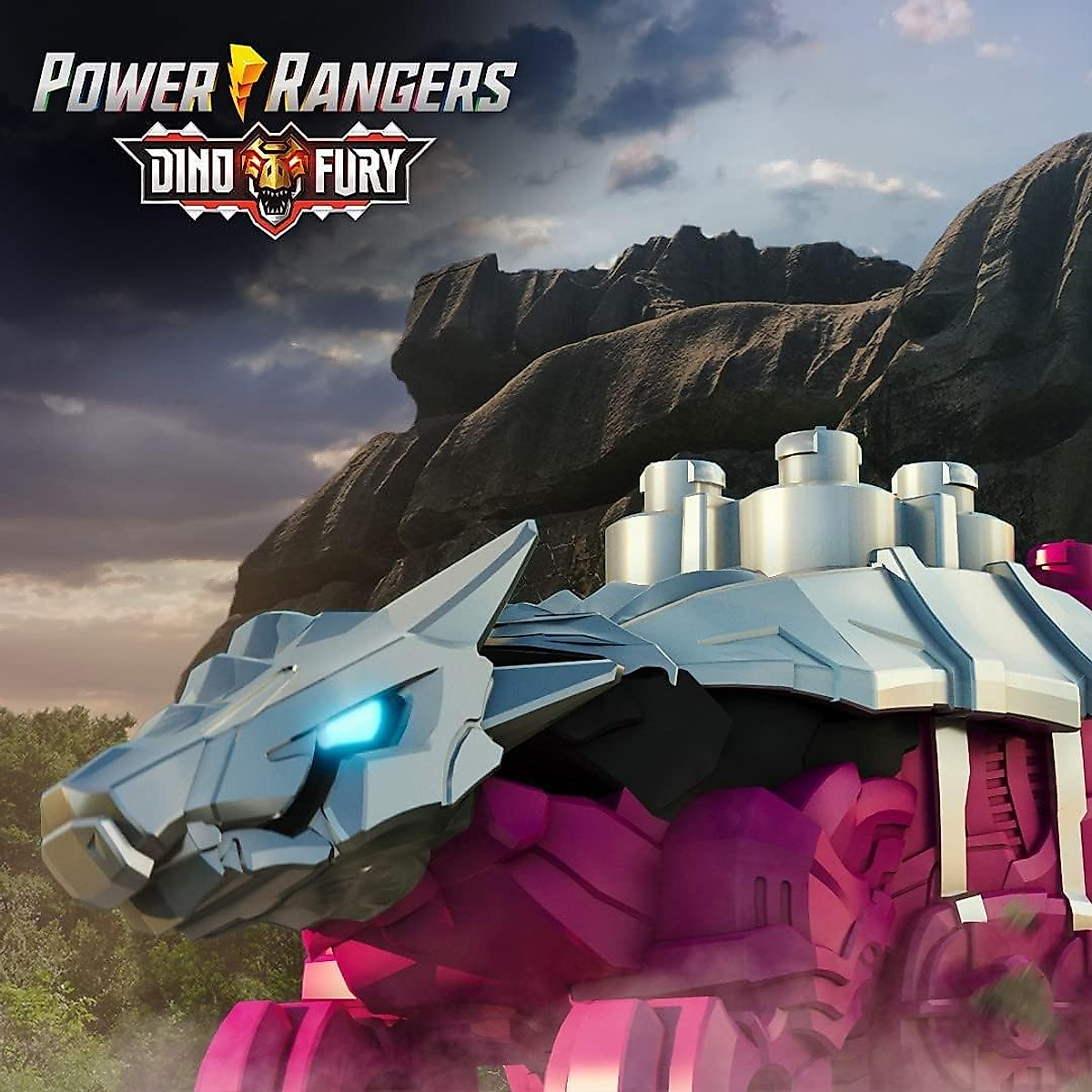 Power Rangers Dino Fury Pink Ankylo Hammer and Green Tiger Claw Zord Toys for Kids Ages 4 and Up Zord Link Mix-and-Match Custom Build System