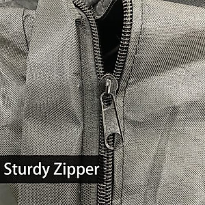 J&C Heavy Duty 420D Double Decker Rabbit Hutch Cover Windproof Waterproof Black Covers for Winter Rectangular Outdoor Bunny Cage Cover for Guinea Pig Cage (No Hutch (48x20x41 in)