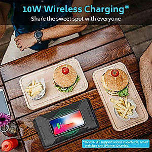 Renogy 72000mAh 266Wh 12v Power Bank with 60W PD, CPAP Battery for Camping, High Capacity Large Camping Power Bank with USB-C DC Wireless Charging & Flashlight, CPAP Battery Backup Power Supply