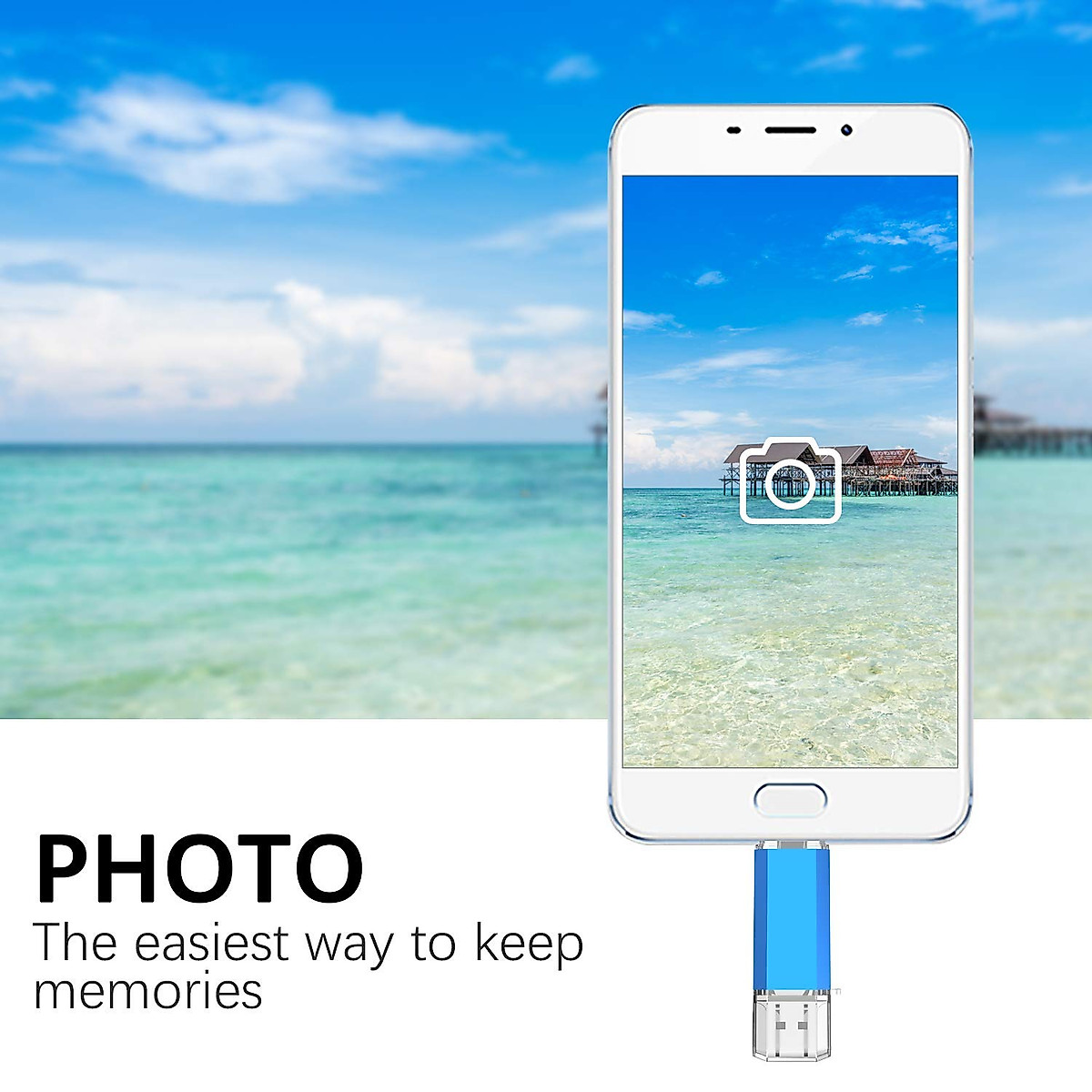 KOOTION USB C Flash Drive 32 GB 2 in 1 USB 3.0 + USB Type C Thumb Drive High Speed up to 90 MB/s Dual OTG Thumb Drive USB Stick for Samsung, Huawei, MacBook, Chromebook Pixel etc.