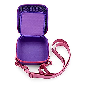 CASEMATIX Toy Camera Travel Case Compatible with VTech KidiZoom Creator Cam Video Camera and Accessories for Cams, Includes Purple Case Only