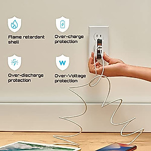 Kokovolta USB C Charger Block - Wall Charger Adapter 4 Ports Power Brick Cube Fast Multi Port Charging Box for iPad Mini iPhone Samsung Galaxy W S21 S20 S10 S9 Smartphones Apple 11 12 13 Max Pro Pixel